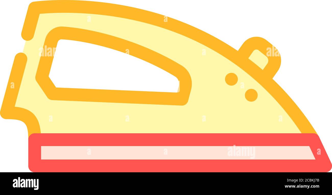 iron device color icon vector isolated illustration Stock Vector Image ...