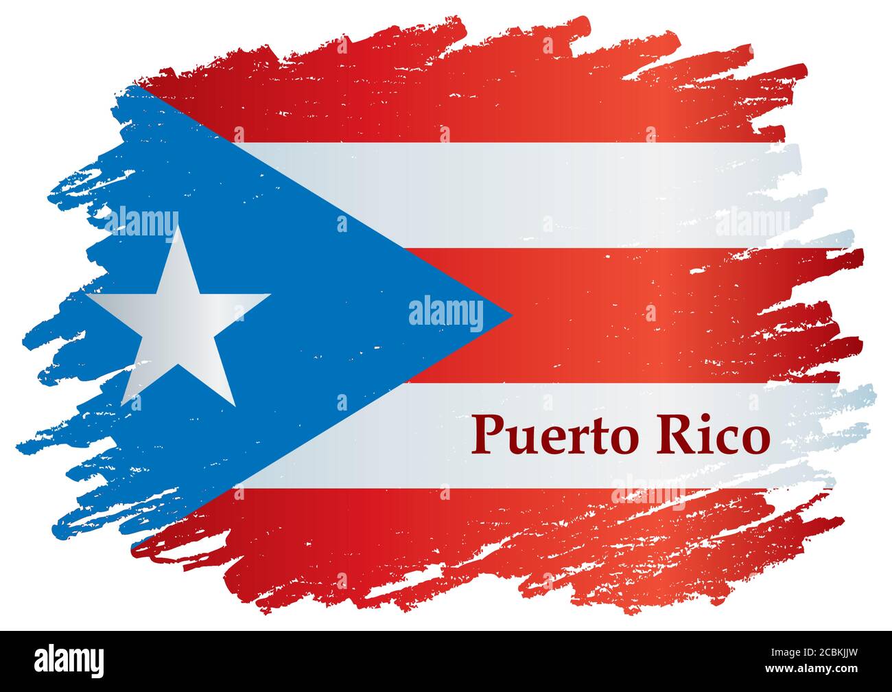 Flag of Puerto Rico, Commonwealth of Puerto Rico. Template for award ...