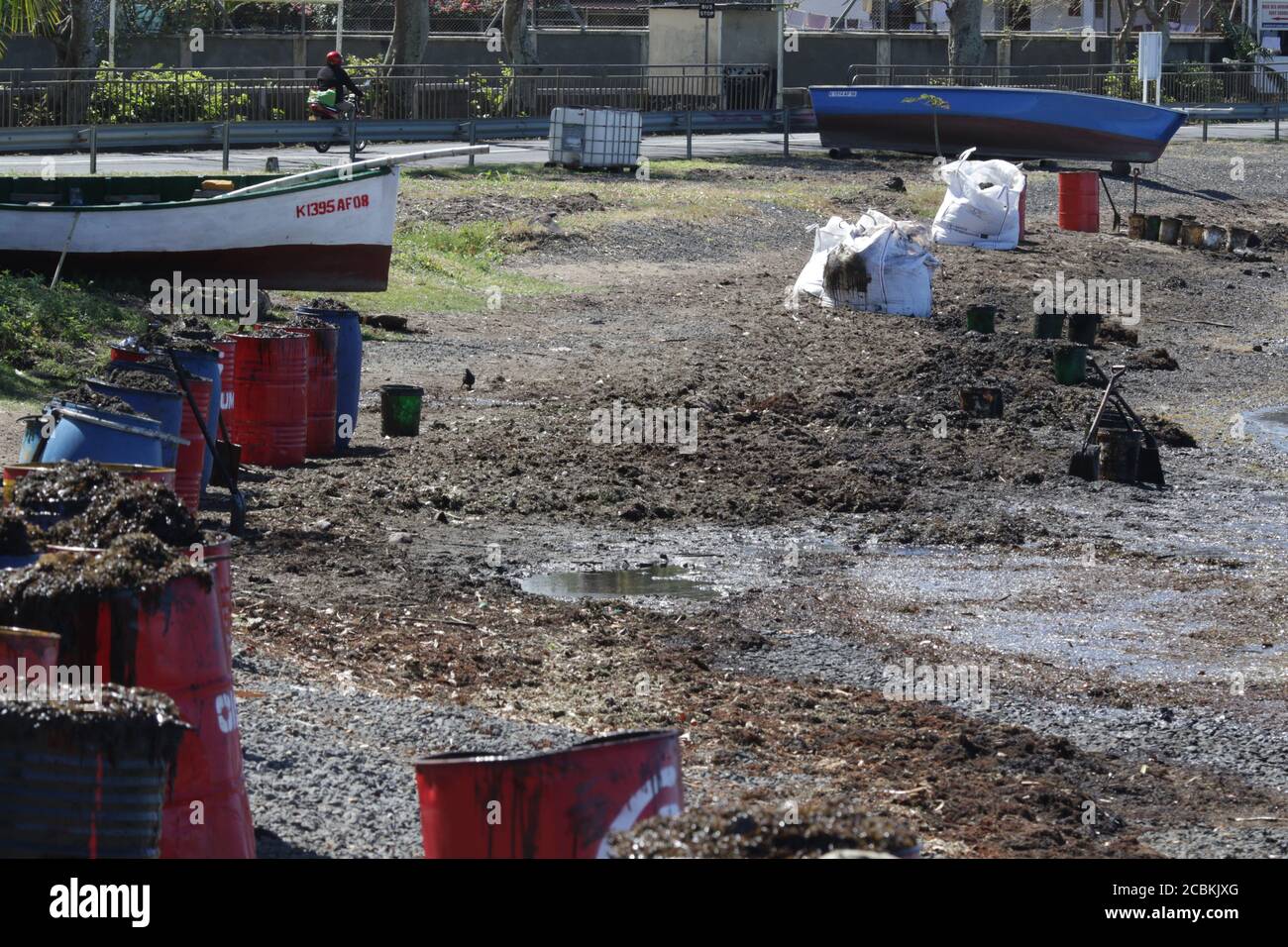 MV Wakashio oil spill Stock Photo - Alamy
