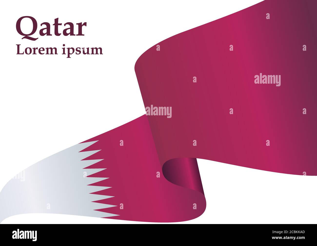 Flag of Qatar, State of Qatar. Template for award design, an official ...