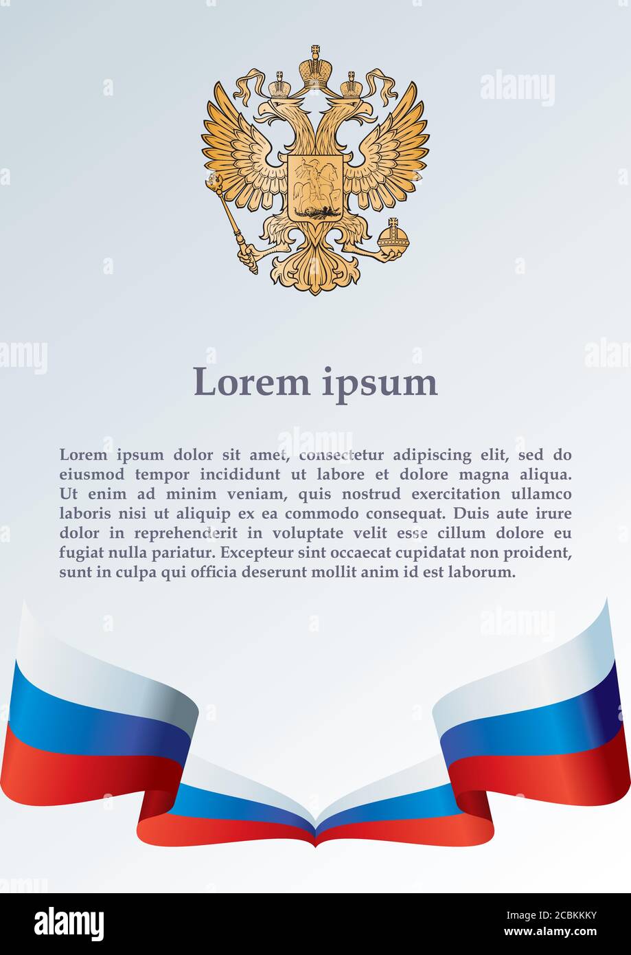 Flag of Russia. Russian flag. Bright, colorful vector illustration ...