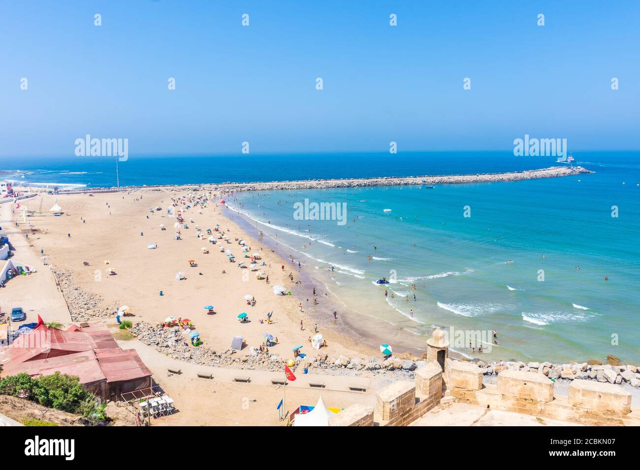 Beach of Rabat, Morocco Stock Photo - Alamy