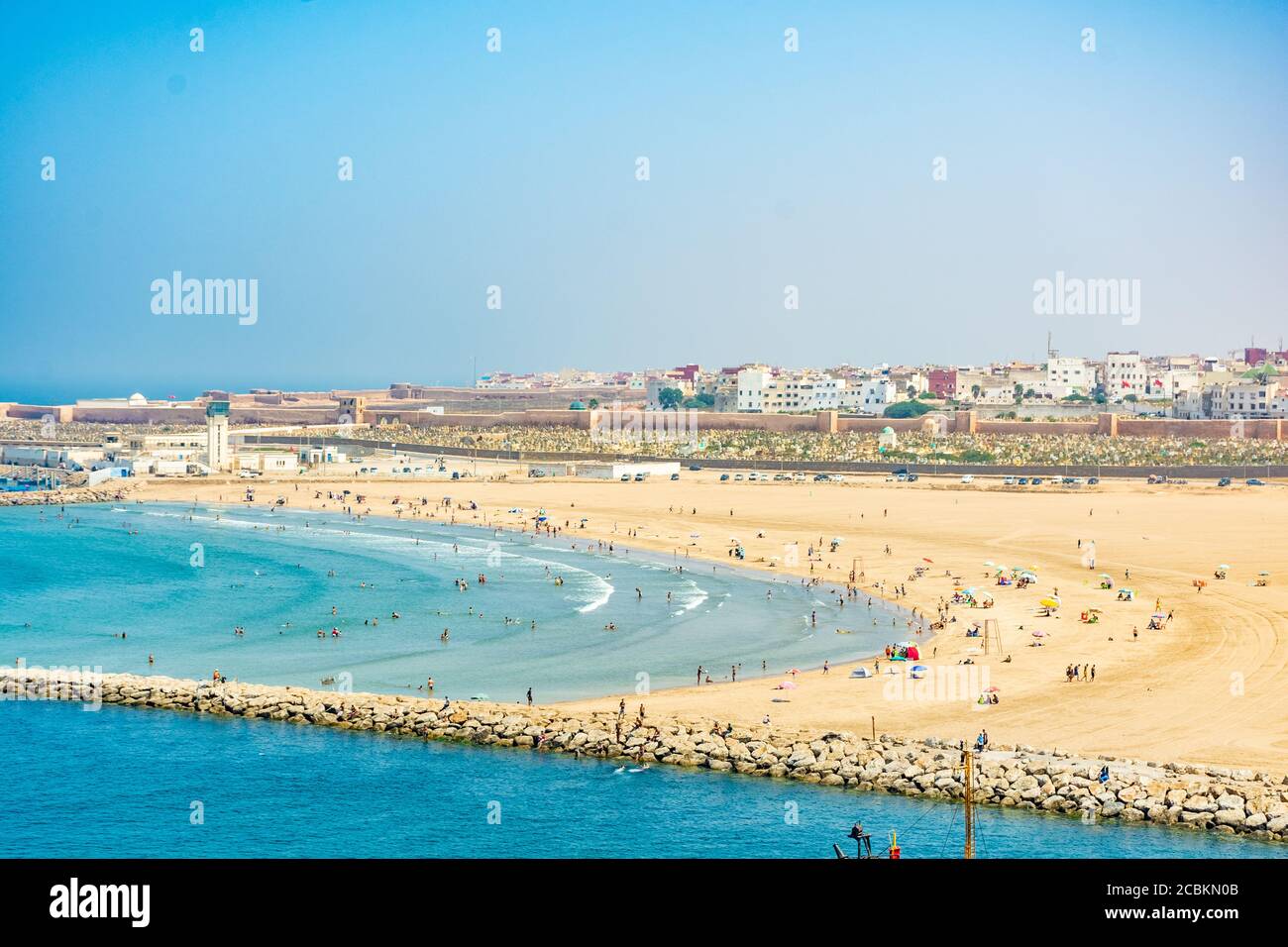 Beach of Rabat, Morocco Stock Photo - Alamy