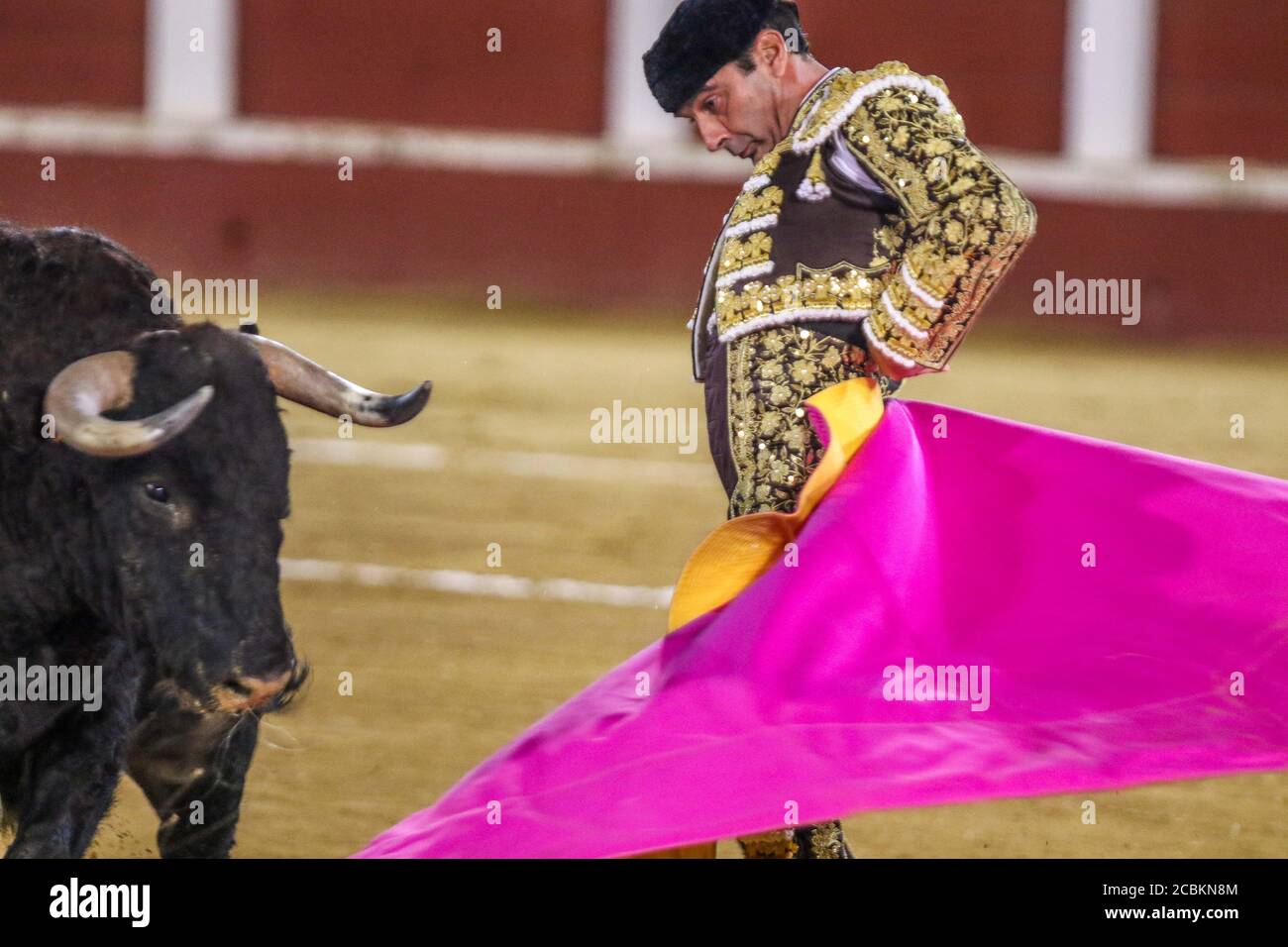 August 13, 2020: August 13, 2020 (Fuengirola, Malaga) The bullfighter ...