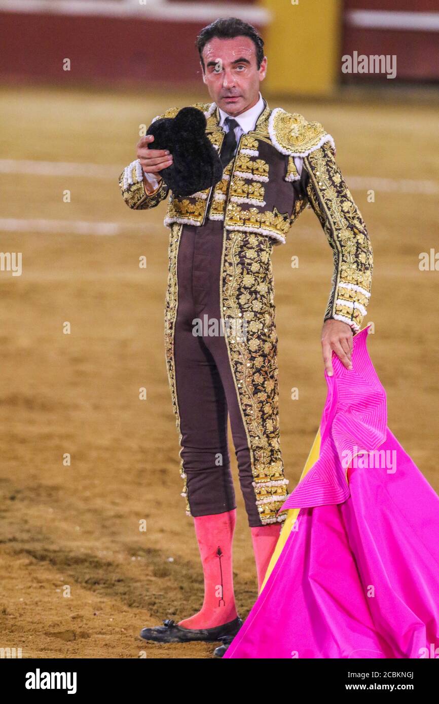August 13, 2020: August 13, 2020 (Fuengirola, Malaga) The bullfighter ...