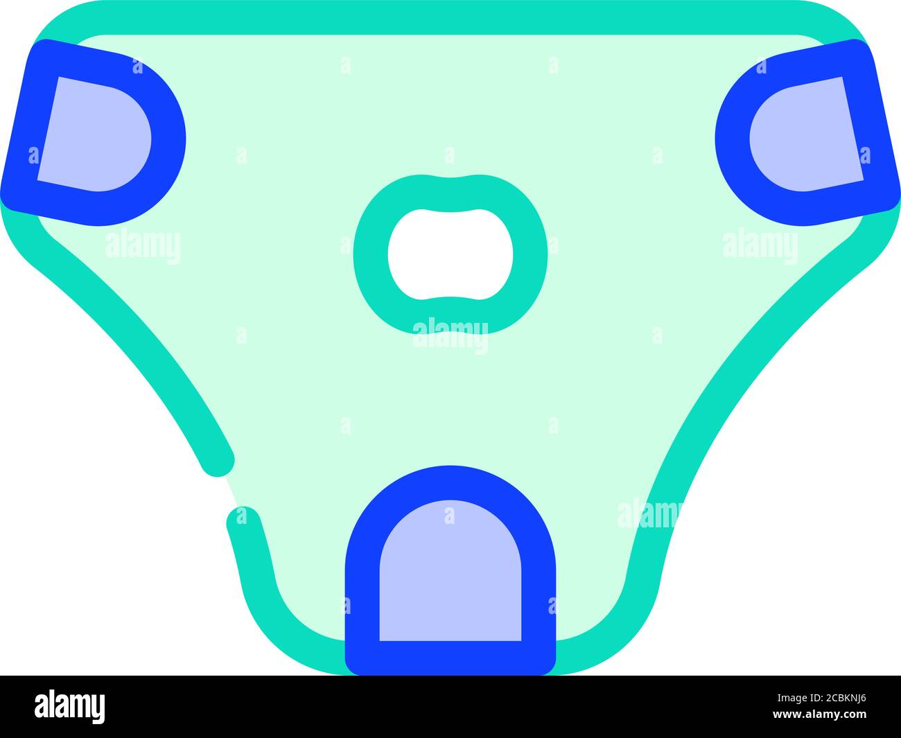 diaper for dog color icon vector illustration Stock Vector Image & Art ...