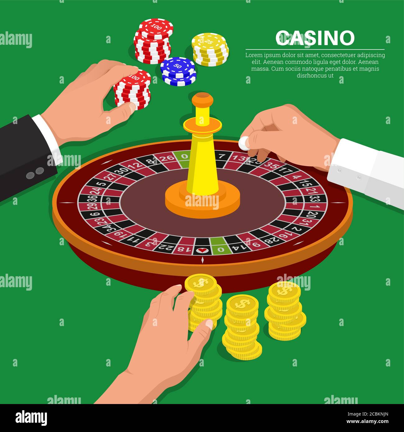 Poker hands Stock Vector Images - Alamy