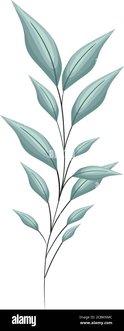 green leaves painting design of Natural floral nature and plant theme ...