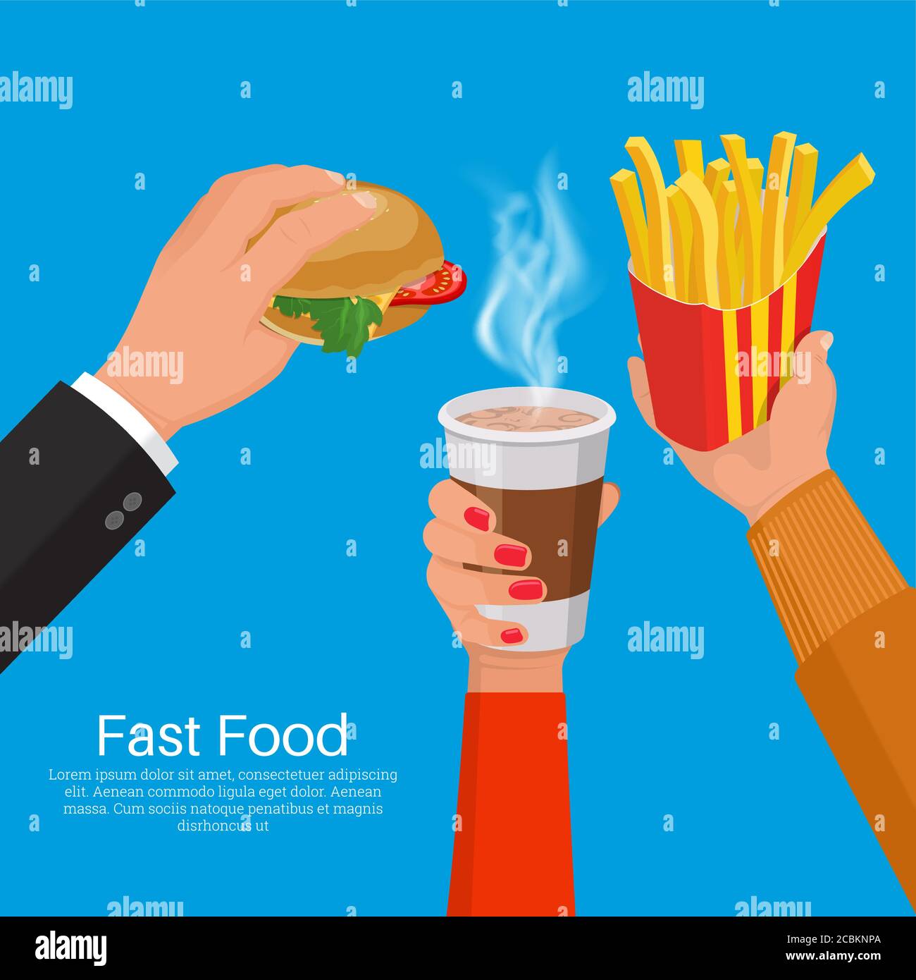 Lunch break Stock Vector Images - Alamy