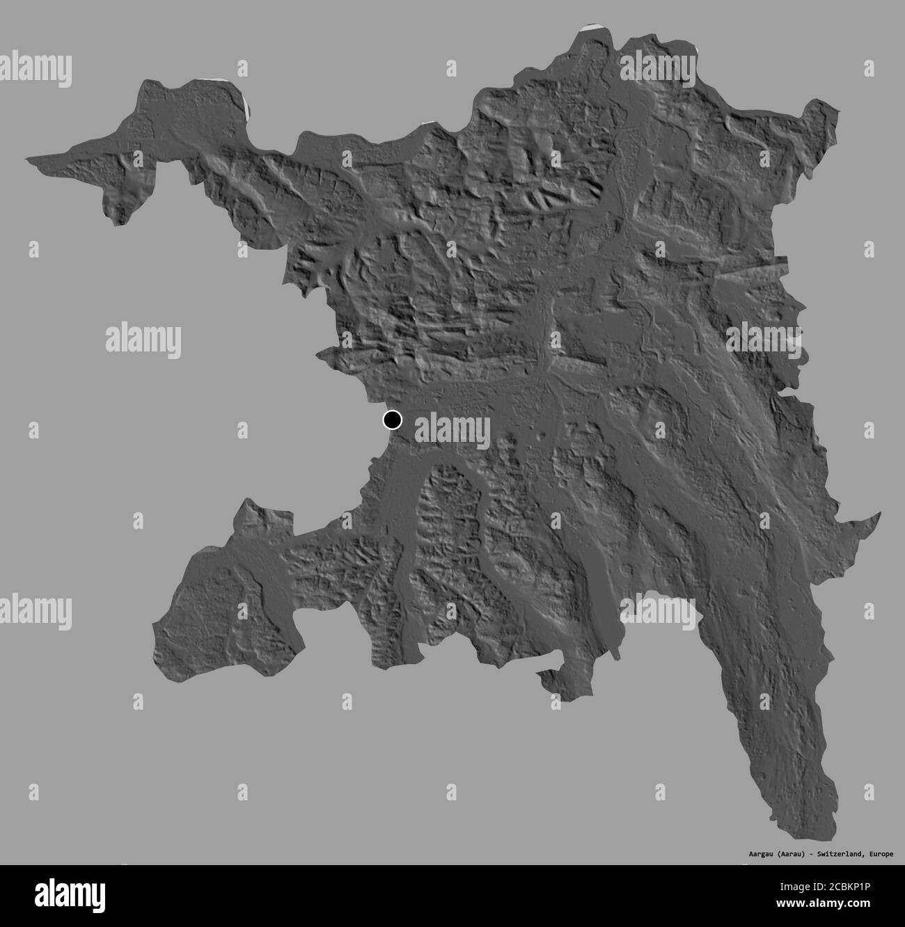Aargau map hi-res stock photography and images - Alamy