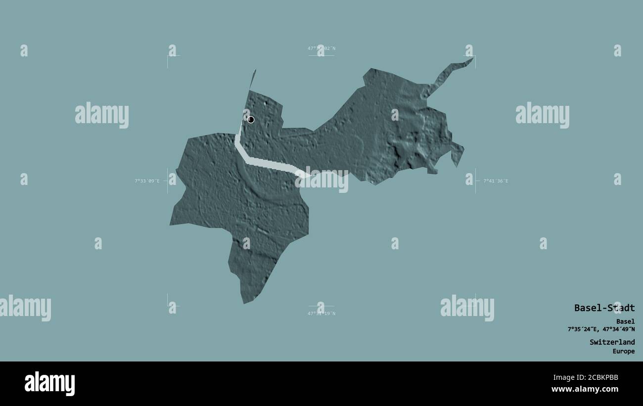 Basel area map hi-res stock photography and images - Alamy