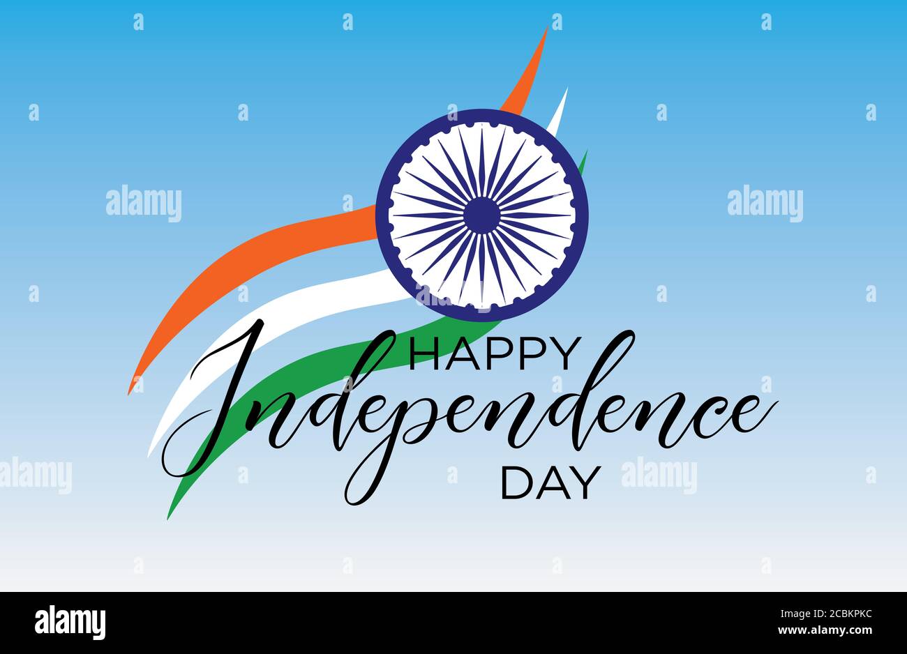 Happy Independence Day - Indian Flag Stock Photo - Alamy