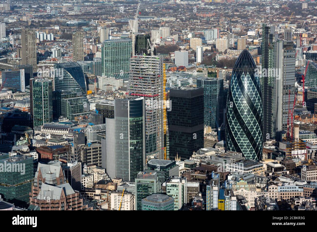 Aerial view of London cityscape Stock Photo - Alamy