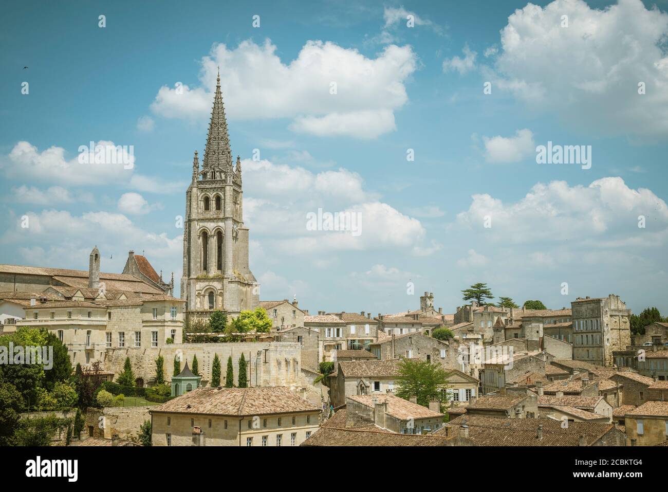 Monolithic church, Saint-Emilion, Aquitaine, France Stock Photo - Alamy