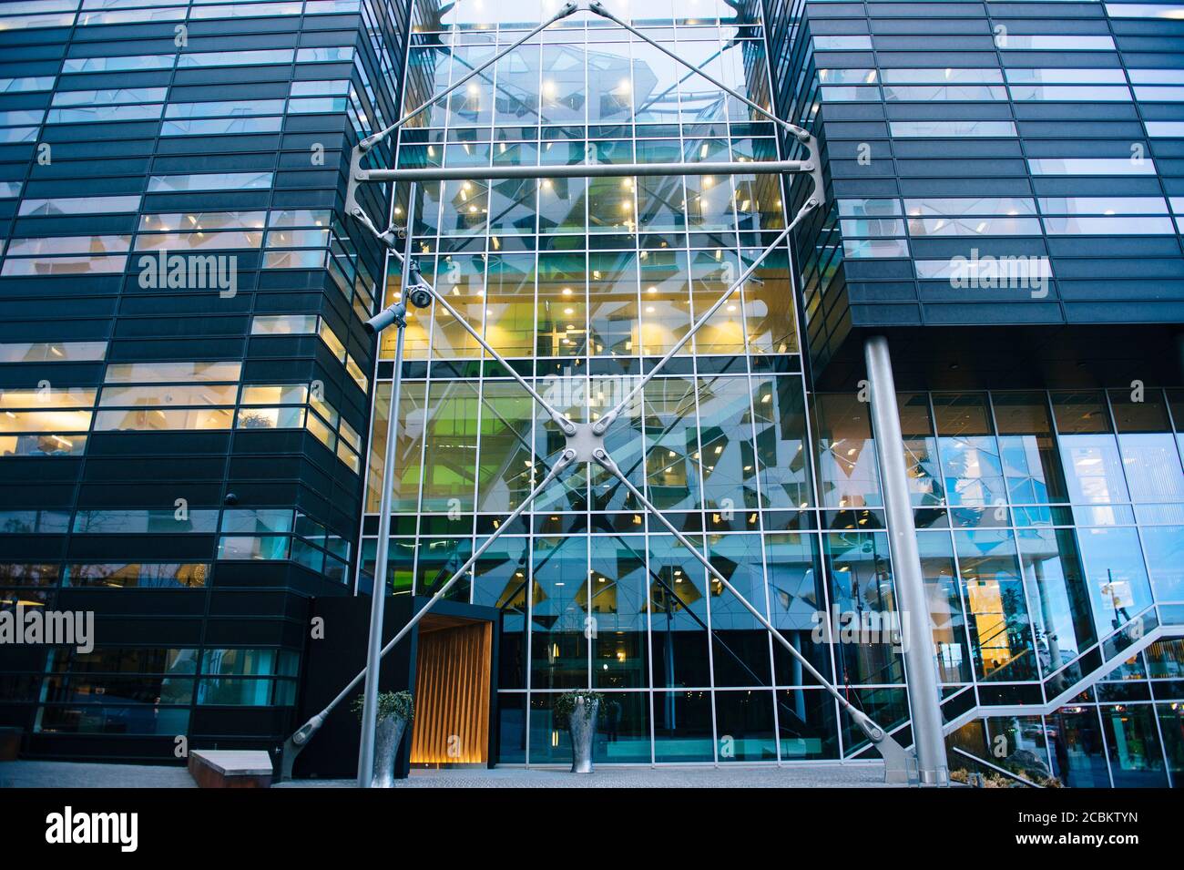 Barcode Project buildings, Oslo, Norway Stock Photo - Alamy