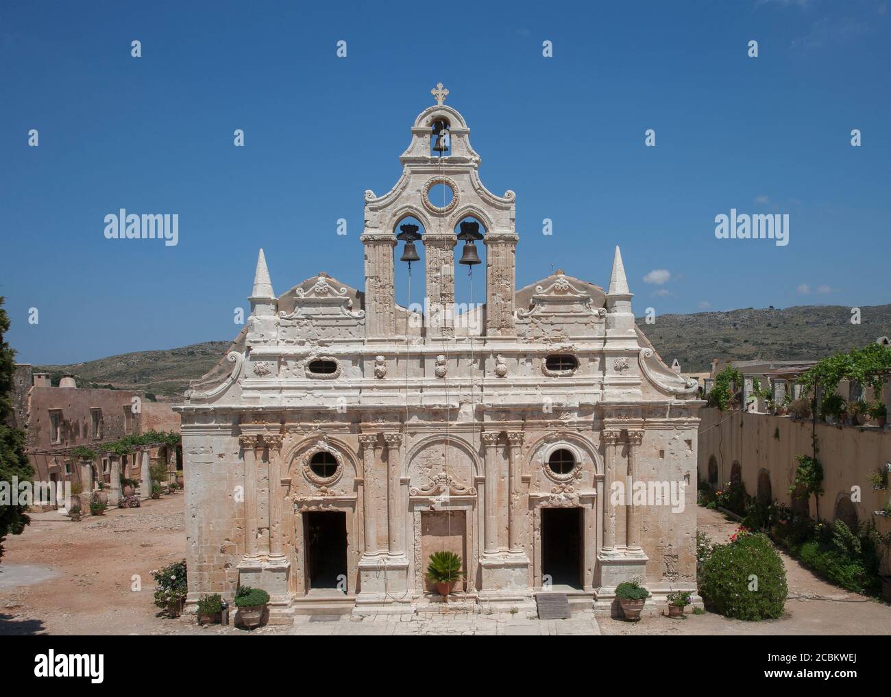 Arkadi Monastery, Rethymno, Crete, Greece Stock Photo - Alamy