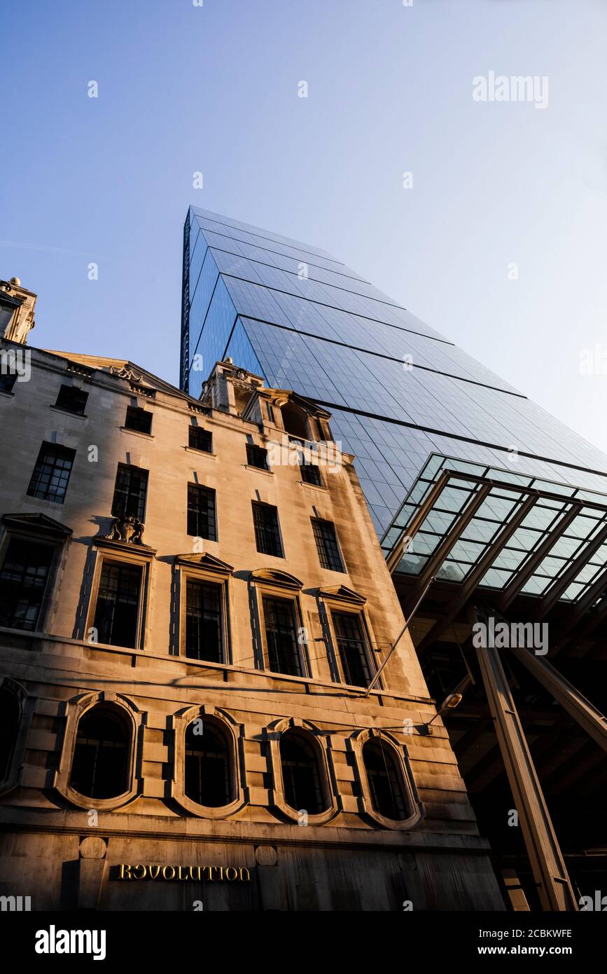 Low wide angle view of Leadenhall Building, London, UK Stock Photo - Alamy