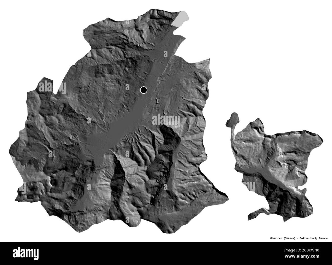 Map of obwalden hi-res stock photography and images - Alamy