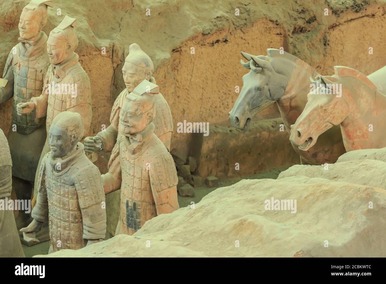Terracotta army horses hi-res stock photography and images - Alamy