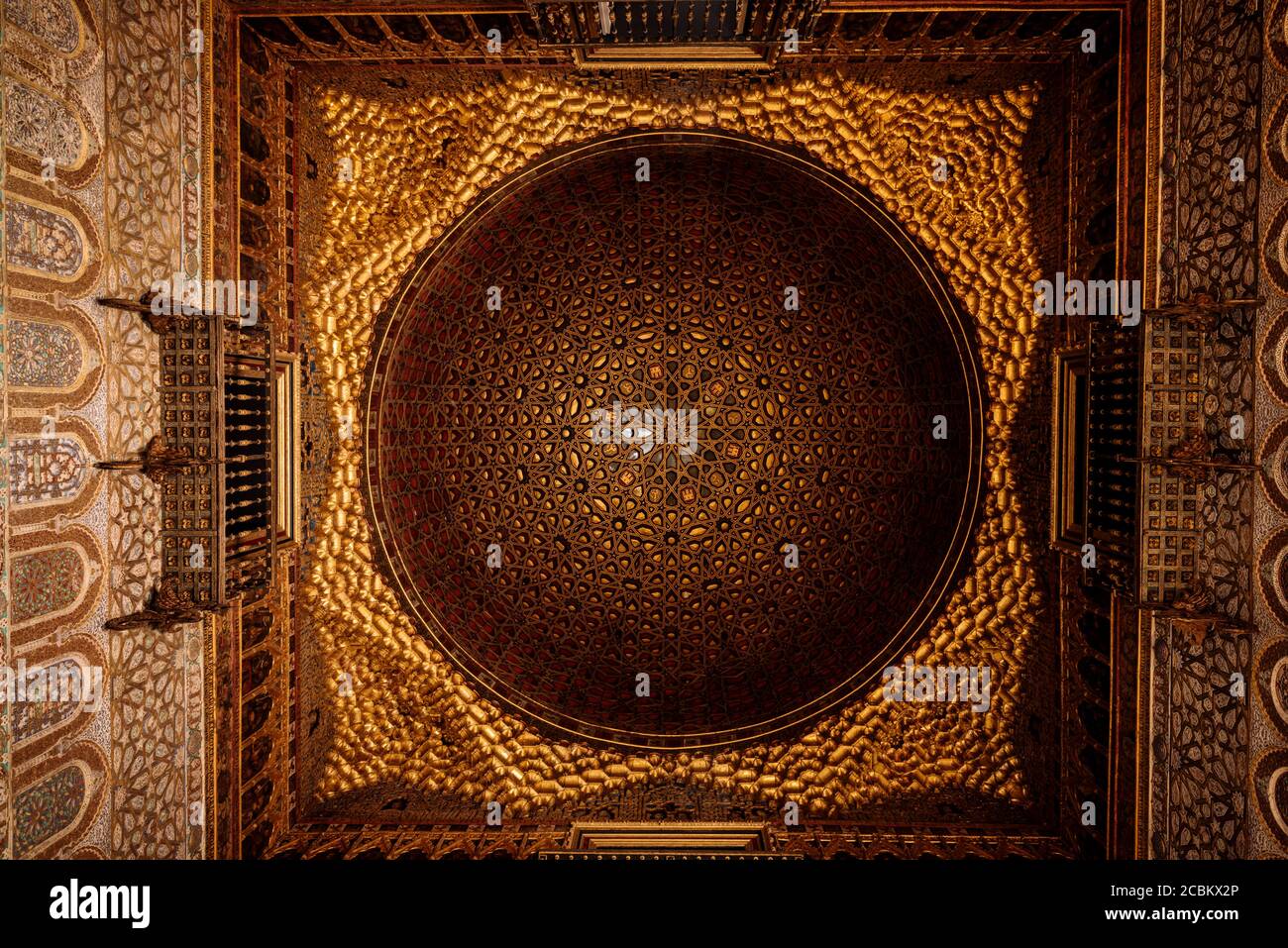 Carved wooden ceiling hi-res stock photography and images - Alamy
