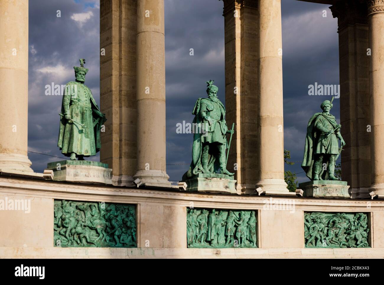 Heroes Square (Hosok tere), Budapest, Hungary Stock Photo - Alamy