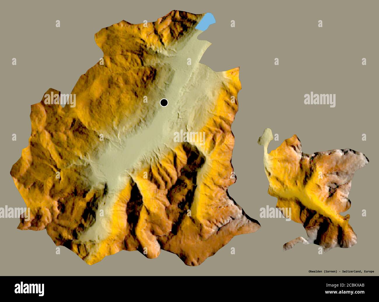 Map of obwalden hi-res stock photography and images - Alamy