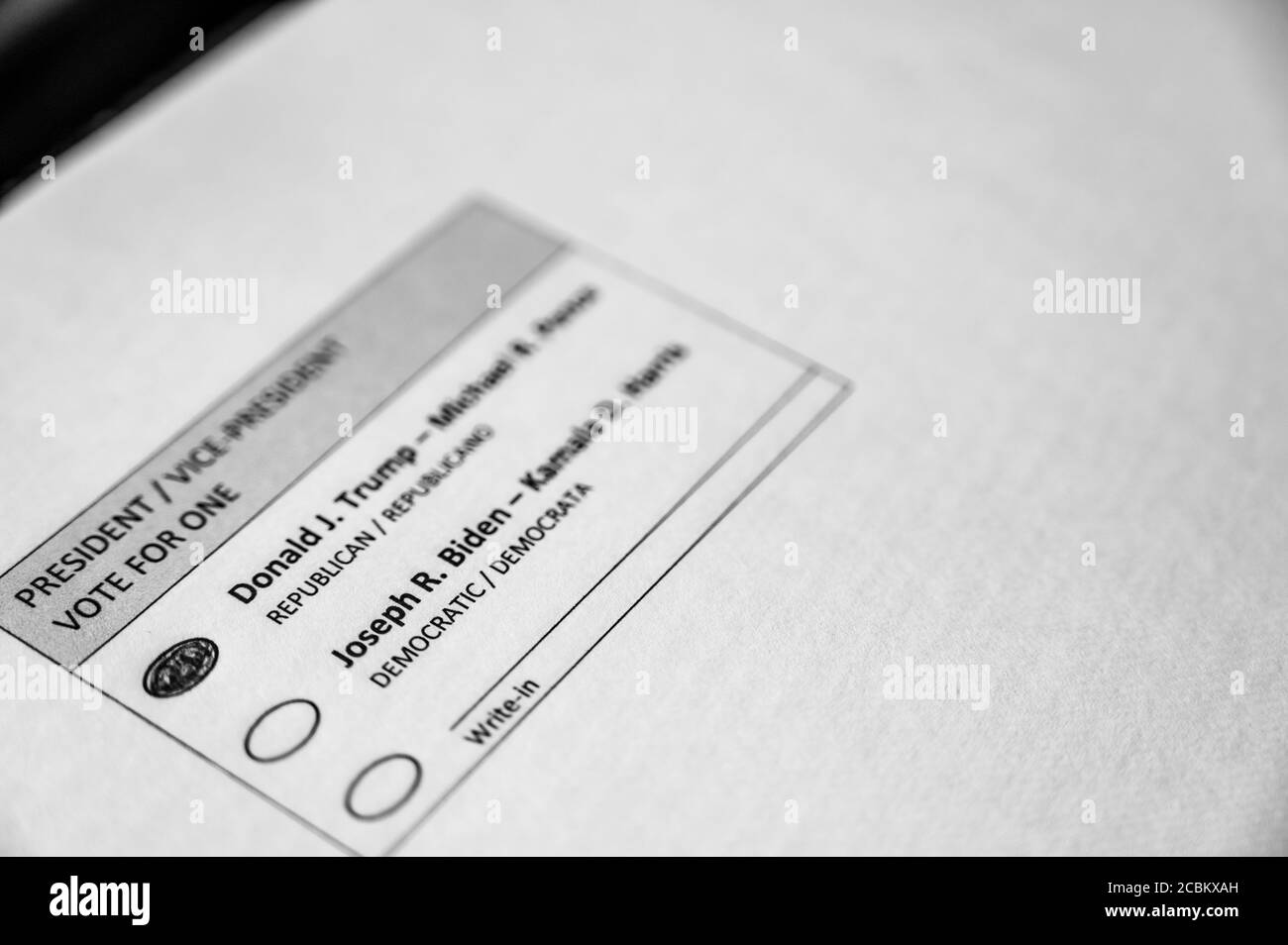 President of usa joe biden donald trump Black and White Stock Photos ...