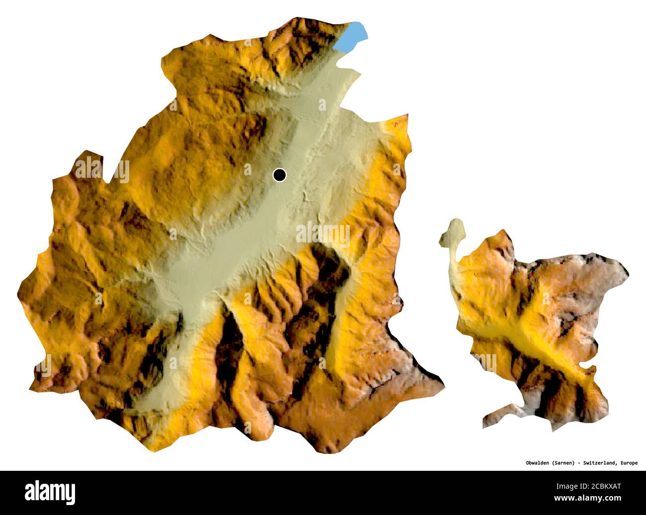 Map of obwalden hi-res stock photography and images - Alamy
