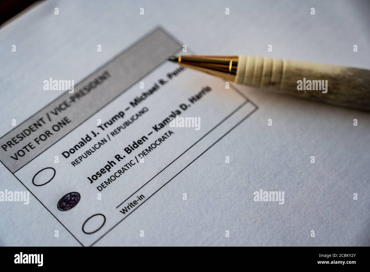 Sample ballot 2020 hi-res stock photography and images - Alamy