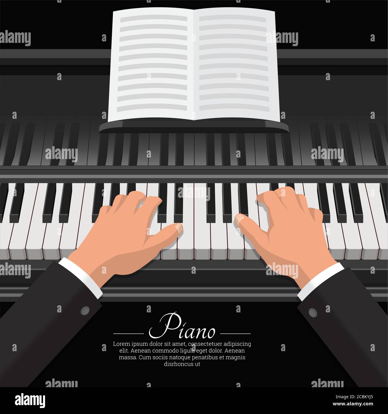 Classic music concert posters Stock Vector Images - Alamy