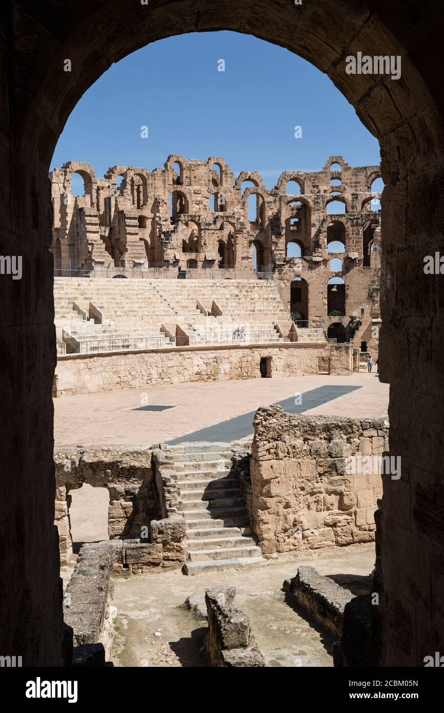 El djem amphitheater hi-res stock photography and images - Alamy