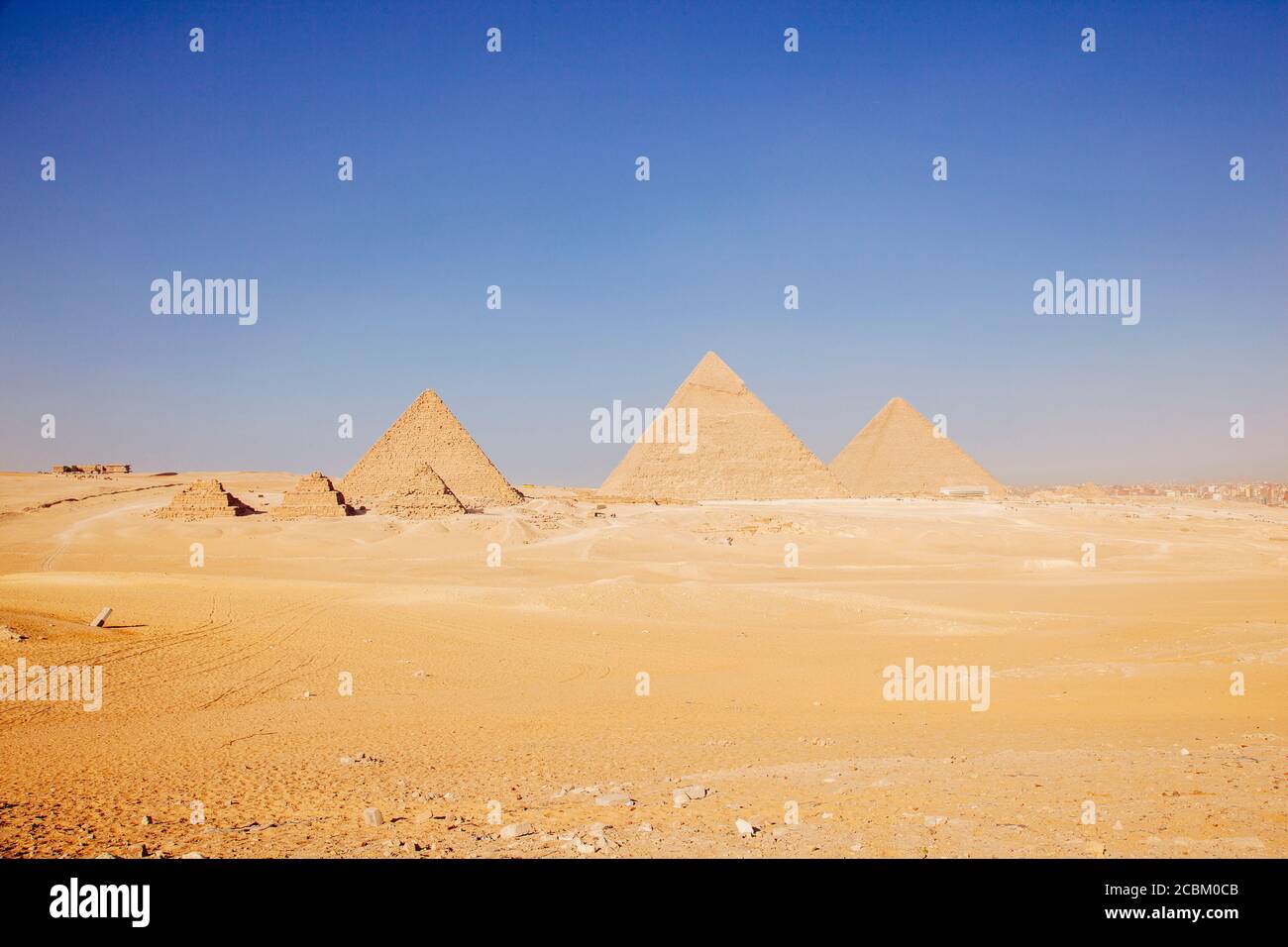 Pyramids of the Giza Necropolis, Giza, Egypt Stock Photo - Alamy