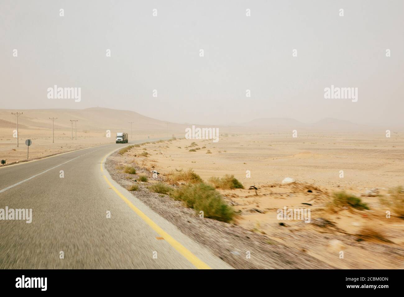 The Dead Sea highway, Jordan Stock Photo - Alamy