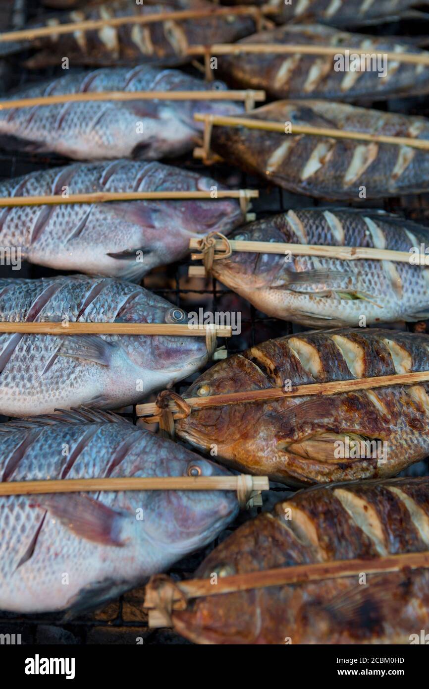 Barbecued fish hi-res stock photography and images - Alamy