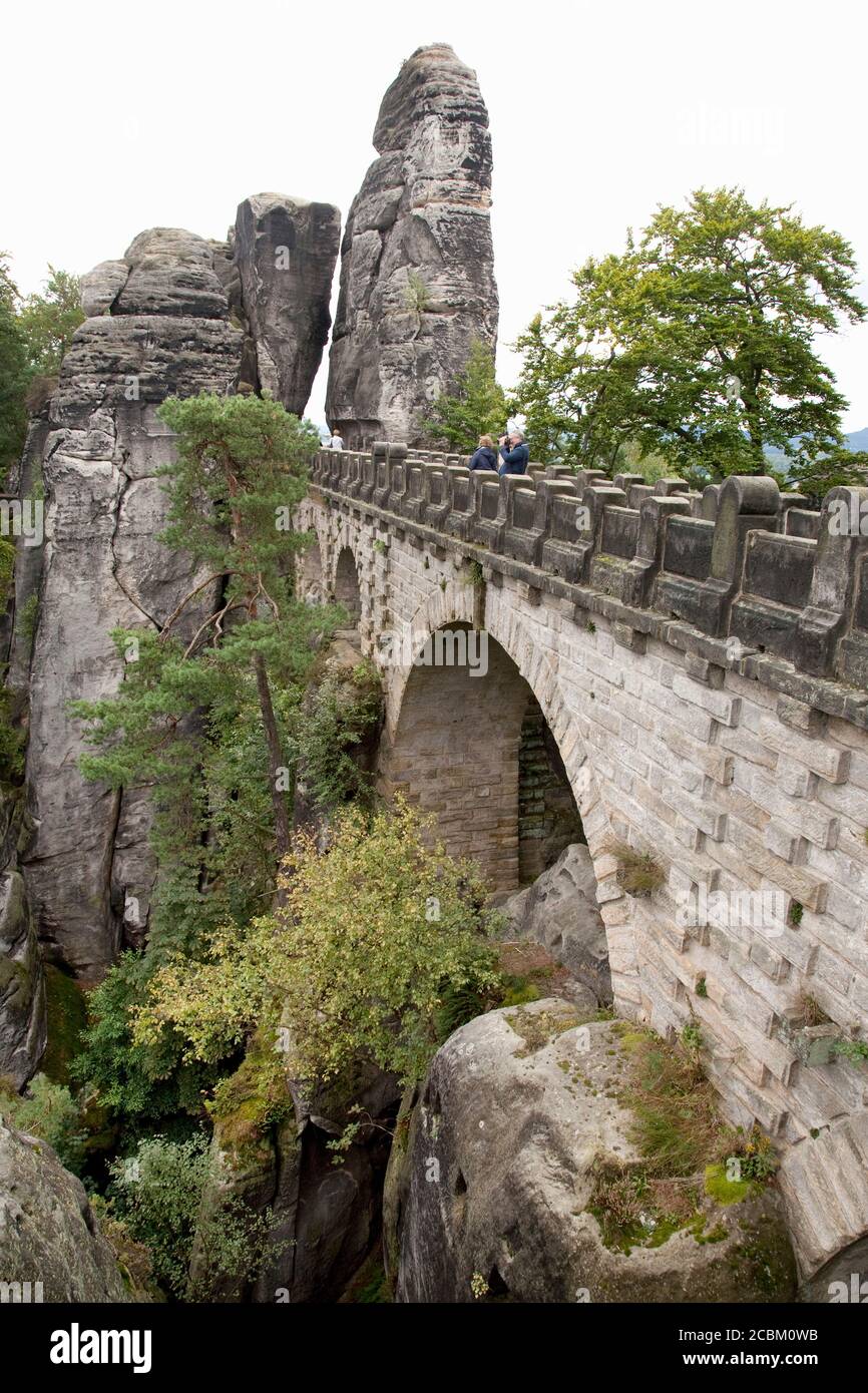 Bastei rocks hi-res stock photography and images - Alamy