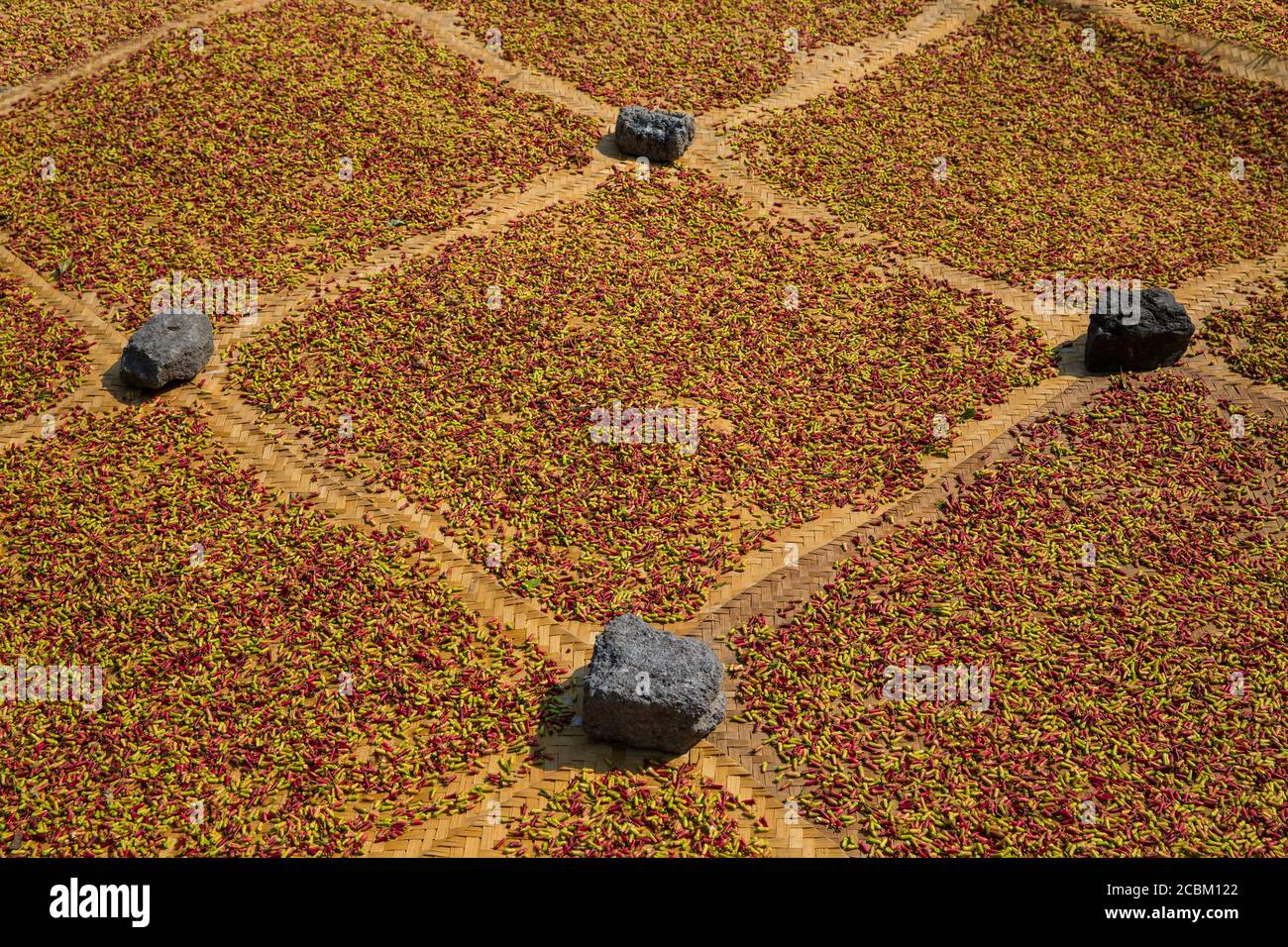 Traditional chilli drying hi-res stock photography and images - Alamy