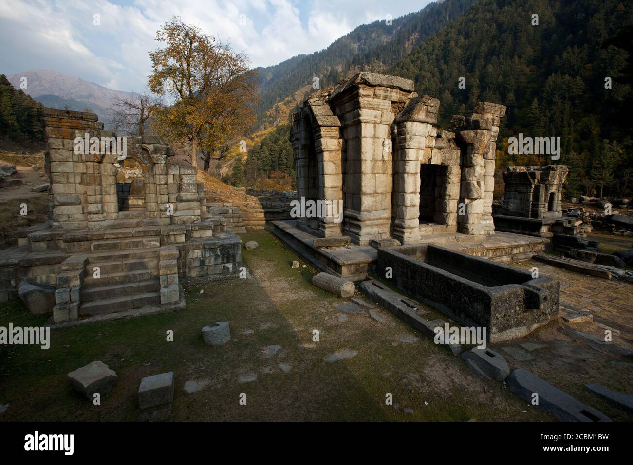 Ruins of Naranag Temple, Naranag Valley, Gandarbat, Jammu & Kashmir ...
