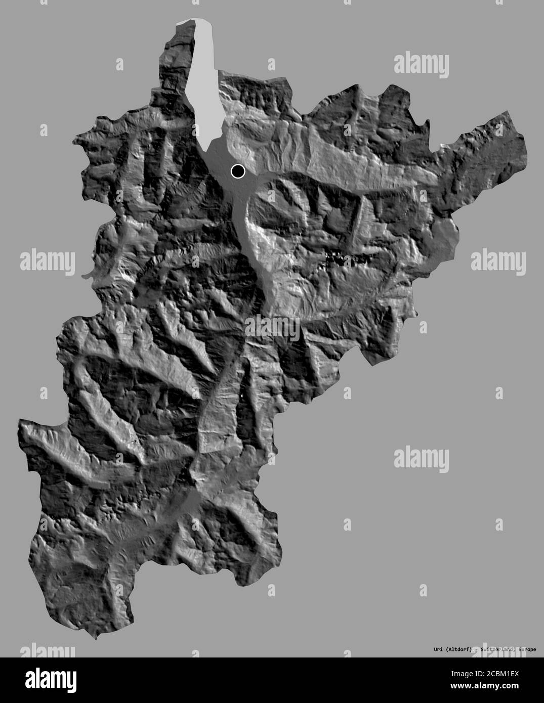 Map of uri Black and White Stock Photos & Images - Alamy