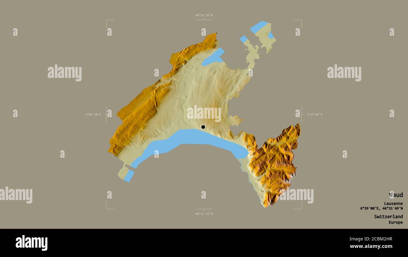 Lausanne Area Map High Resolution Stock Photography and Images - Alamy
