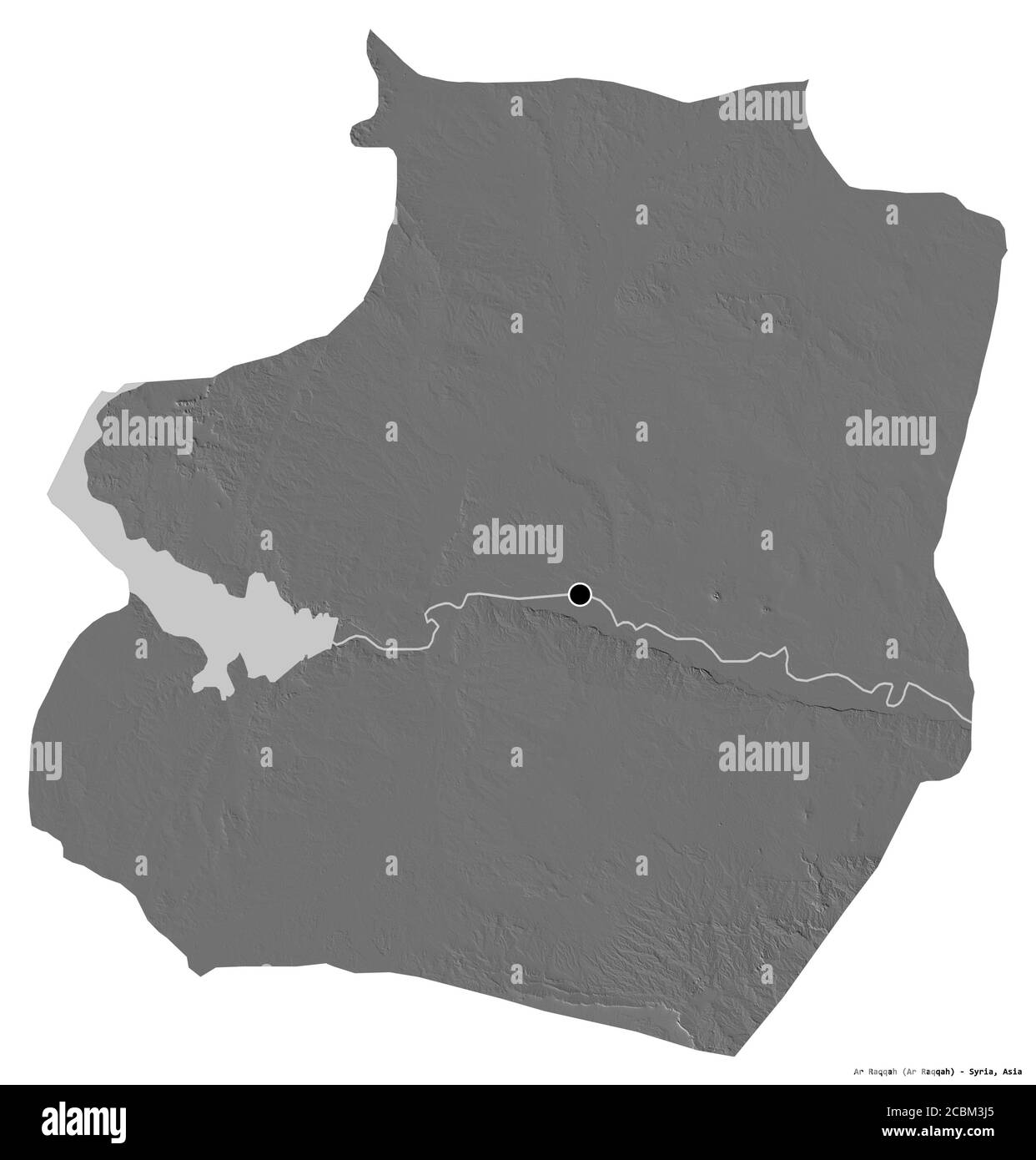 Map of al raqqah Cut Out Stock Images & Pictures - Alamy
