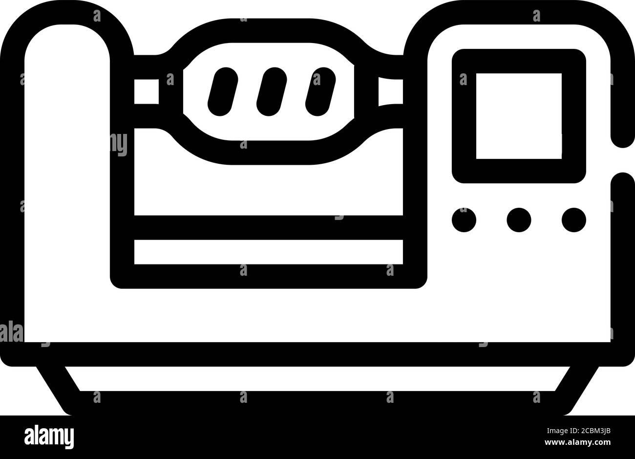 lathe equipment line icon vector isolated illustration Stock Vector ...
