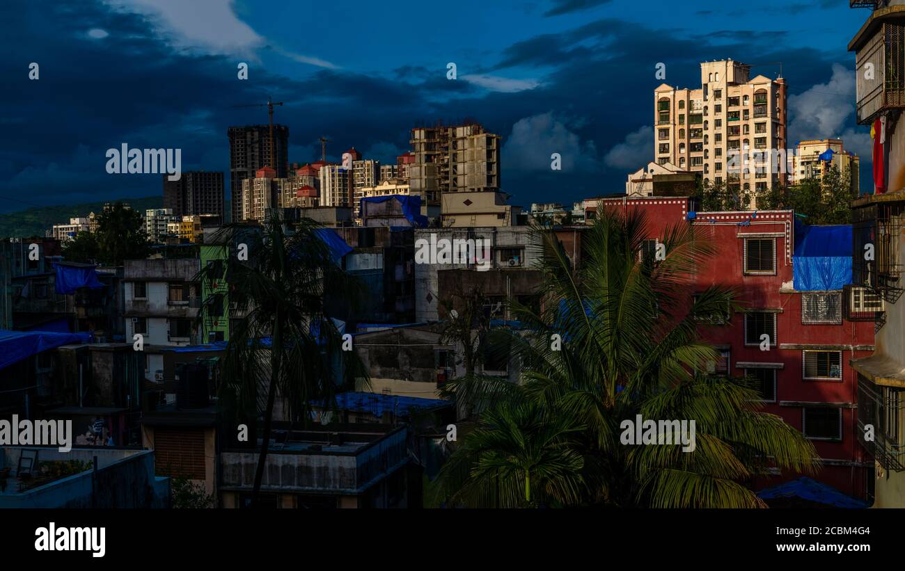 Mumbai, India - July 26, 2020 : Mumbai Cityscape, Tall residential ...