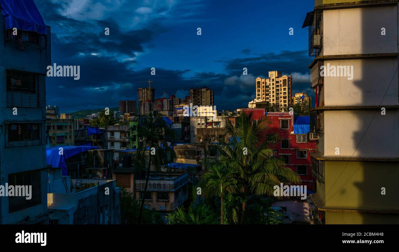 Mumbai, India - July 26, 2020 : Mumbai Cityscape, Tall residential ...