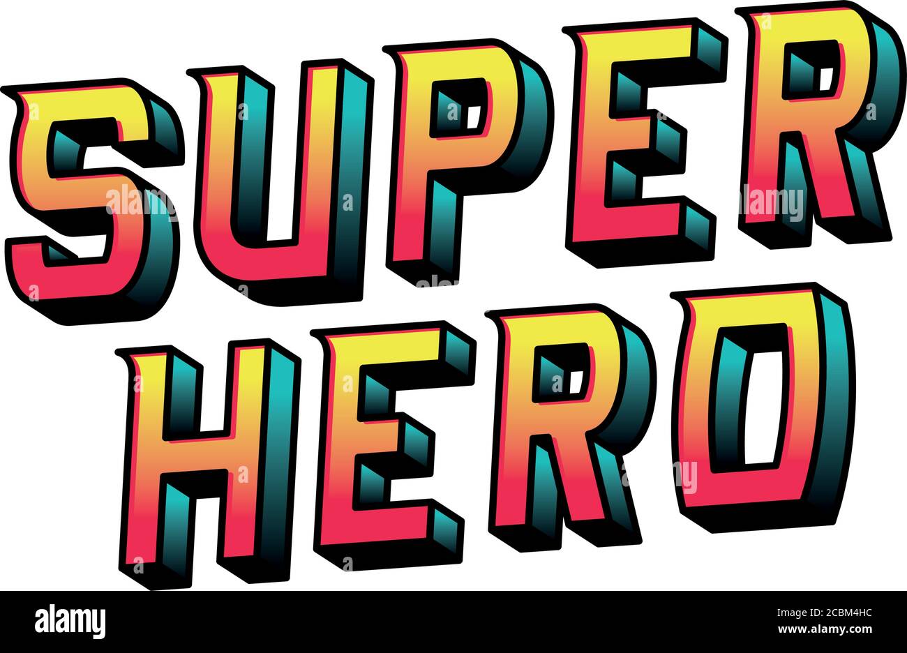 Hero Word Clipart