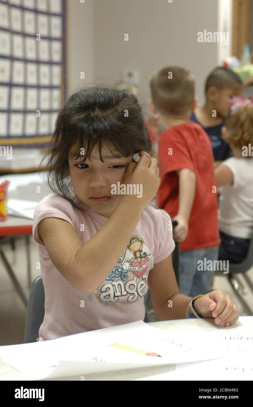 Crying child classroom hi-res stock photography and images - Alamy