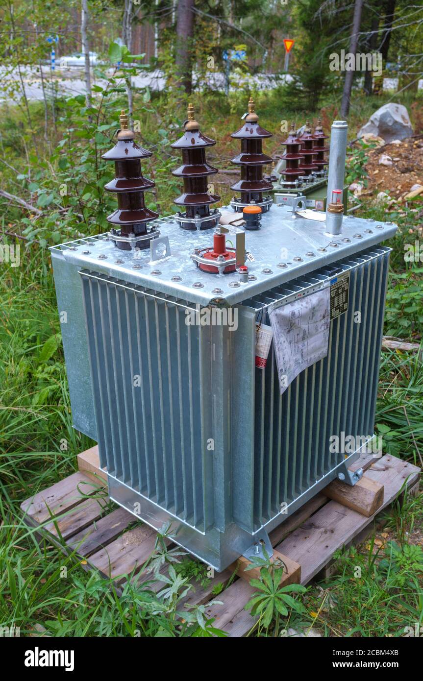Power transformer installation hi-res stock photography and images - Alamy