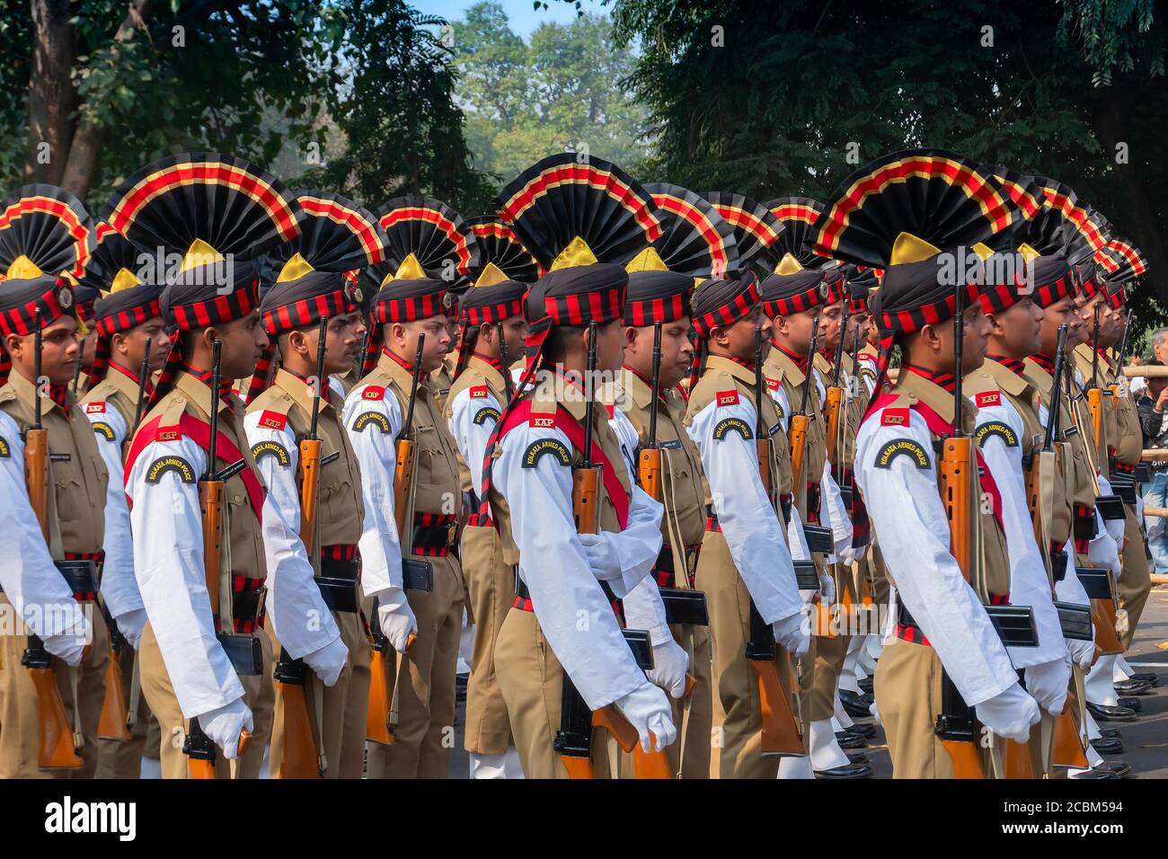 Indian people marching hi-res stock photography and images - Alamy
