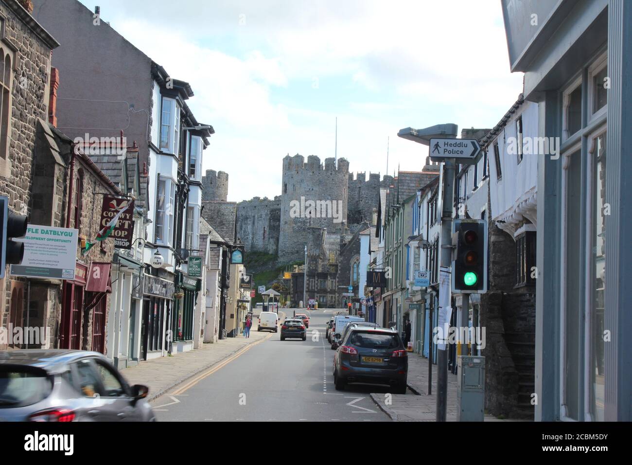 Conwy is a walled market town and community in Conwy county borough on ...