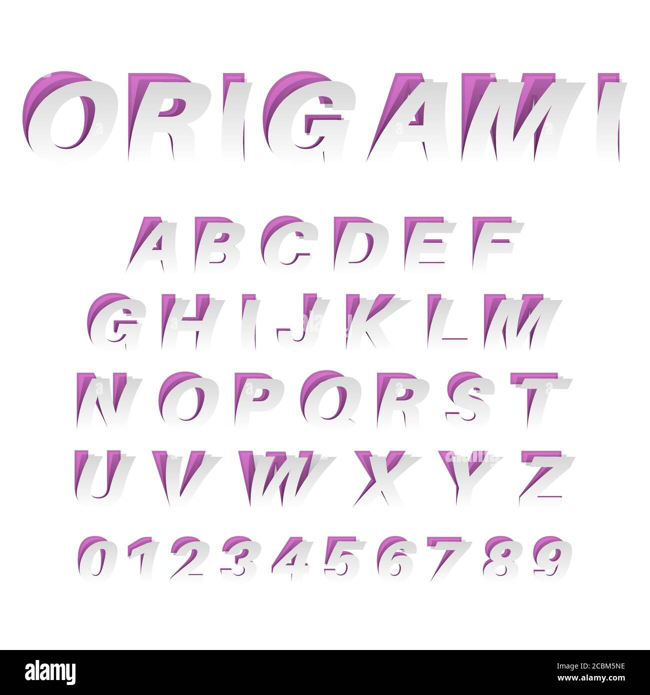 Paper cut out font letter hi-res stock photography and images - Alamy