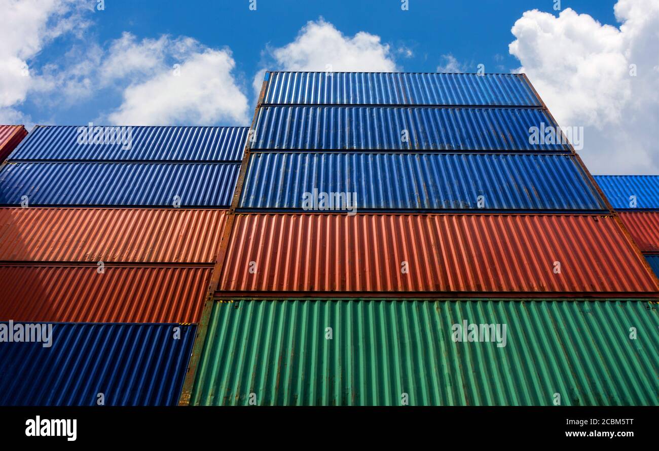 Logistics abstract orange hi-res stock photography and images - Alamy